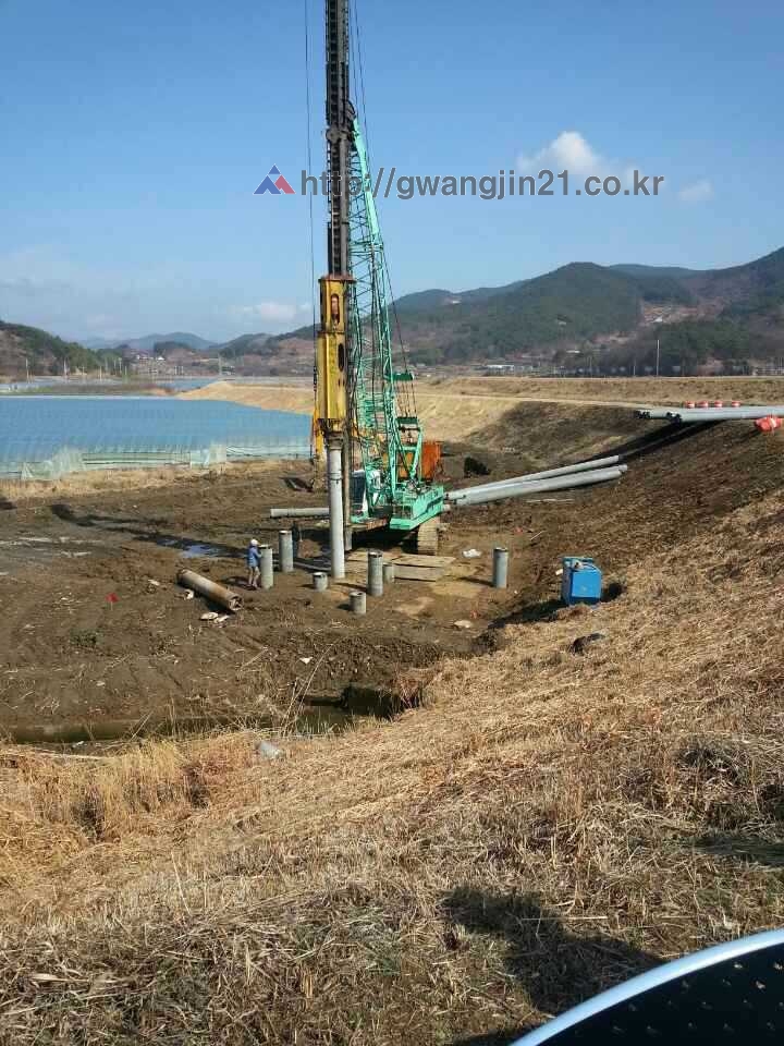 하동 Phc 유압직타 공사 시공현장사진 주 광진건설