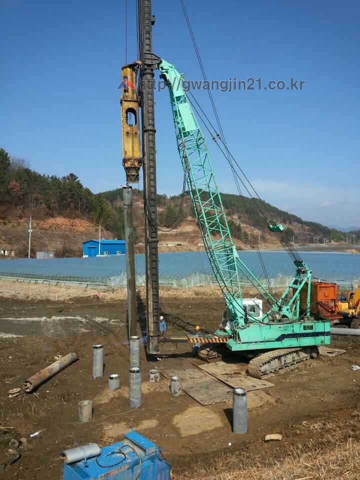 하동 Phc 유압직타 공사 시공현장사진 주 광진건설